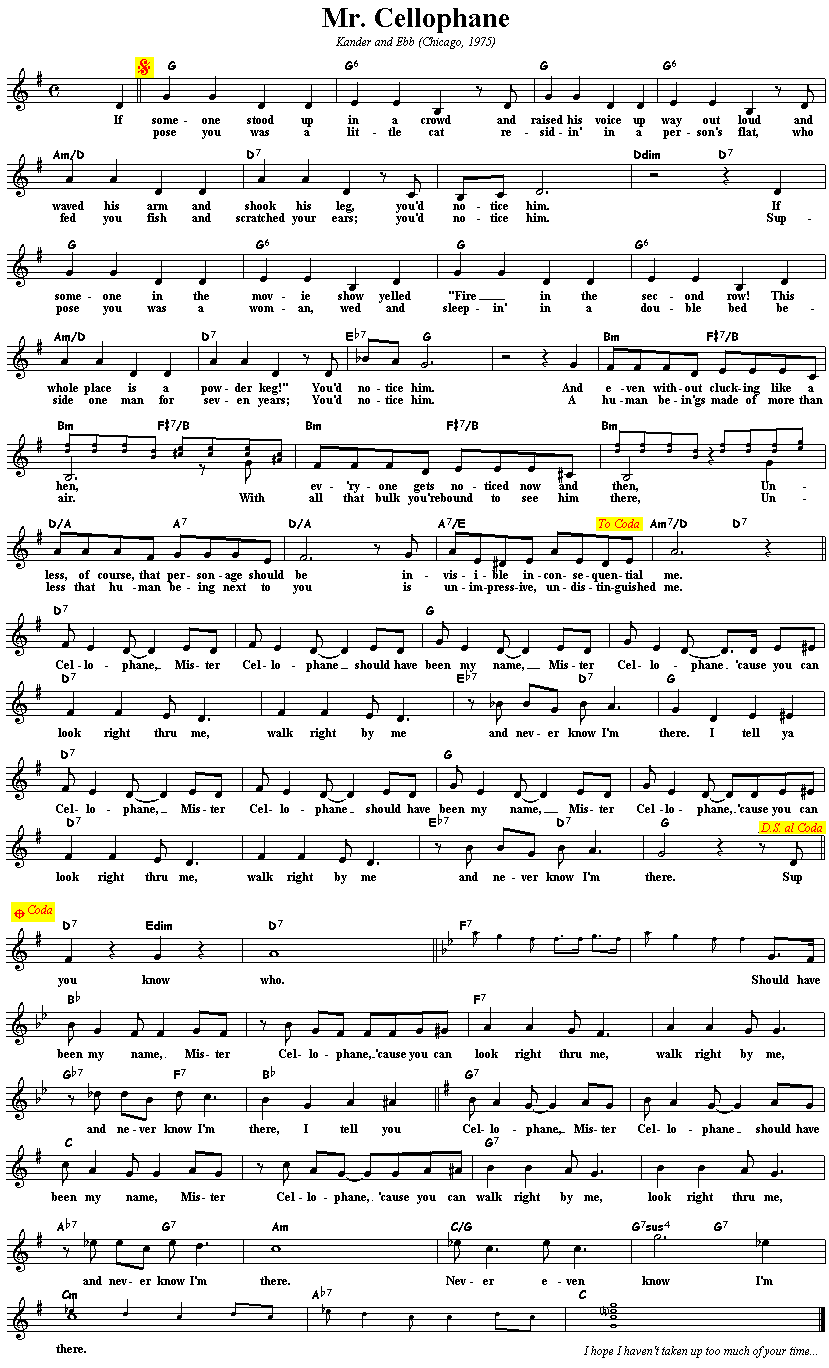 Repertoire Lyrics - M